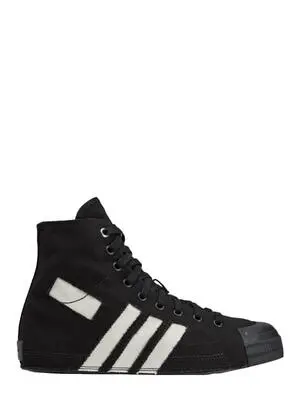 Y3 Nizza High Top Sneakers - Black / Black / Off White