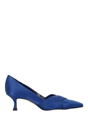 Manolo Blahnik Pleated Pointed-toe Pumps - Blue