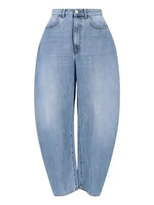 RÓHE Sculptural Button-fastening Jeans - Blue