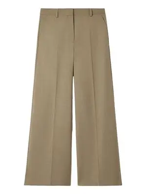 Filippa K High-rise Wide-leg Tailored Trousers - Light Driftwood Mixed Color