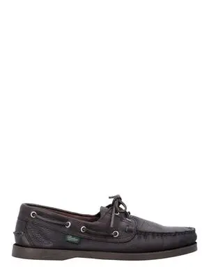 Paraboot Lace-up Boat Shoes - Black