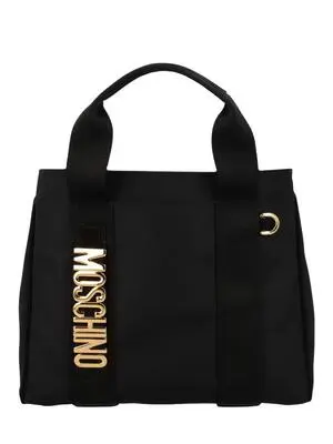 Moschino Strap Shoulder Bag - Black