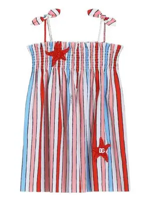 Dolce & Gabbana Striped Starfish Dress - Multicolor