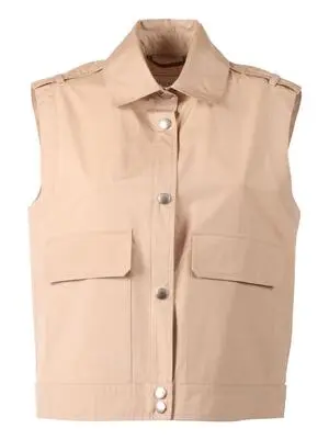 Peserico Sleeveless Vest - Nude