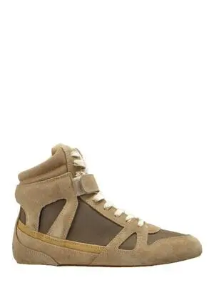 ISABEL MARANT ÉTOILE Isabel Marant Senny Panelled High-Top Sneakers