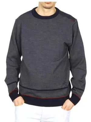 PAUL  SHARK Paul & Shark Round Neck Long-sleeved Sweater - Black