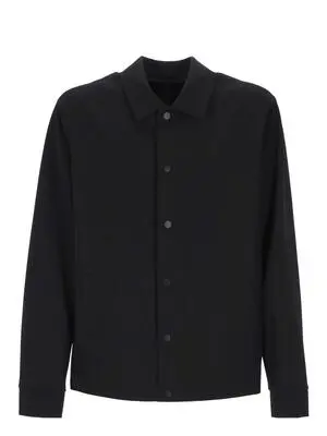 HARRIS WHARF LONDON Harris Wharf London Snap-Front Spread Collar Jacket