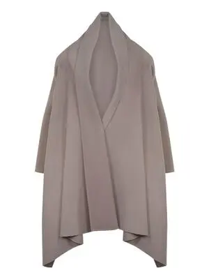 Alberta Ferretti Open Front Long Sleeve Casual Jacket - Gray
