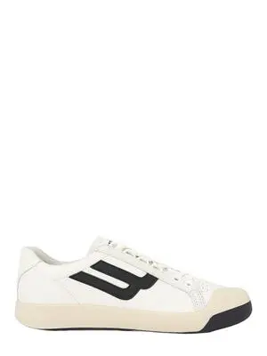 Bally Low-top Round-toe Sneakers With "competition" Detailing - White