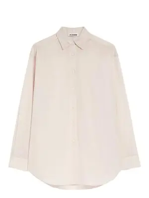 JIL SANDER Long Sleeve Buttoned Shirt - Shell Powder