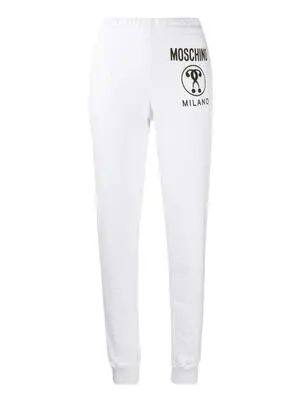 Moschino Printed Sweatpants - White