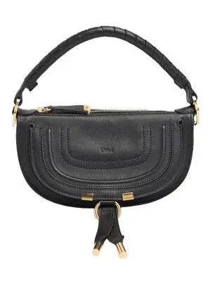 Chloé Medium Marcie Smooth Leather Bag - Black