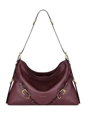 Givenchy Givenchy Voyou Medium Shoulder Bag Eggplant