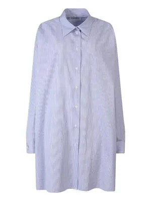 MAISON MARGIELA Maison Margiela Striped Button-Up Oversized Shirt
