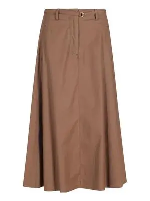 Seventy Belt-loop Skirt - Brown