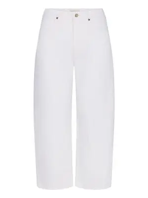 FRAME The Bow Crop Jeans - White