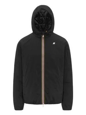 K-WAY Plain Warm Hooded Jacket - Black