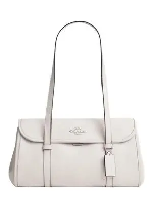 COACH Bridget Flap Shoulder Bag - Silver/chalk