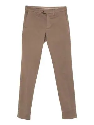 Canali Casual Pants With Belt Loops - Gray