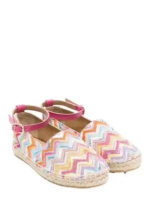 MISSONI Missoni Zigzag Ankle Strap Ballerinas