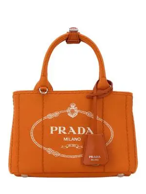 Prada Prada Jardinière Tote Bag Papaya