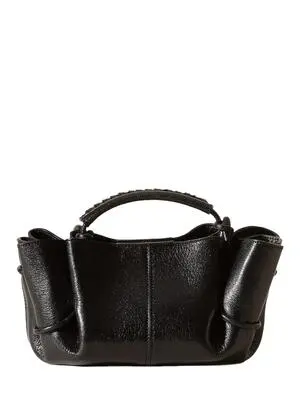 Hereu Arta Mini Braided Crossbody Bag - Black