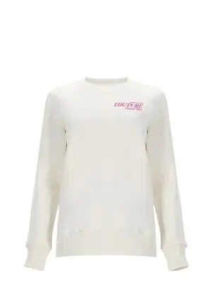 Versace Beach Club Logo Sweatshirt - Ivory