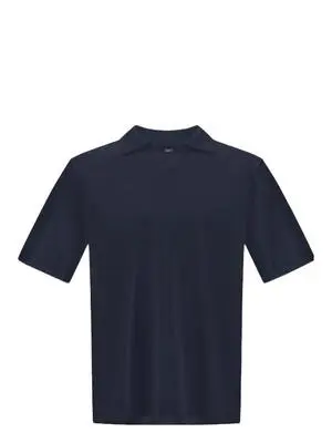 Herno Herno Skipper Open-Neck Polo Shirt Blue
