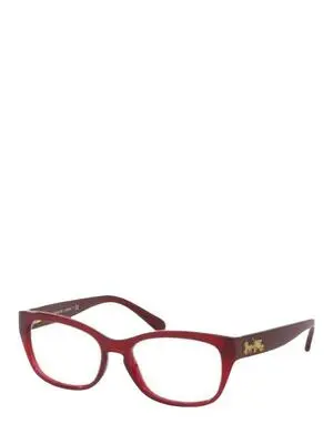 COACH Eyeglasses With Logo Detail - Red