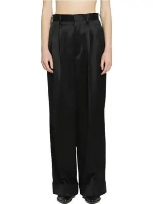 Junya Watanabe Pleated Trousers - Black