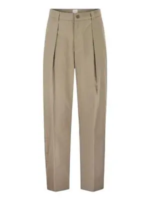 A.p.c. Wide-leg Pleated Trousers - Nude