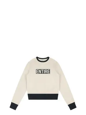 ENTIRE STUDIOS Crew Neck Sweatshirt - Beige