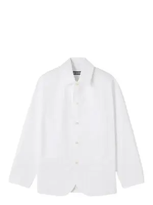 Jacquemus Long-sleeved Shirt Jacket - White
