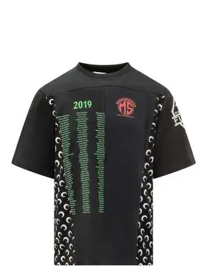 MARINE SERRE Logo Printed T-shirt - Black