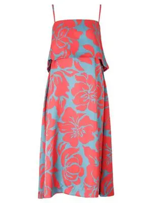 DRIES VAN NOTEN Dries Van Noten Sleeveless Floral Midi Dress