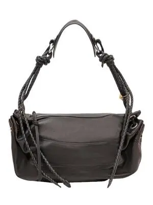 Isabel Marant Étoile Woven Handle Shoulder Bag - Black