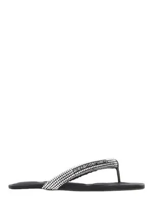Alexander Wang Jenna Embellished Slides - Black