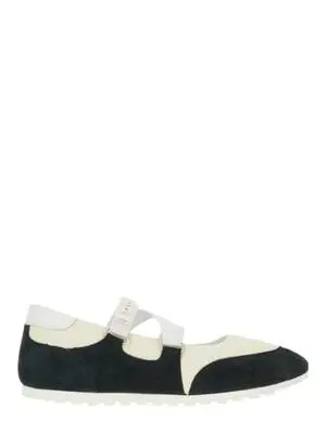 Marni Round-toe Low-top Sneakers - Black