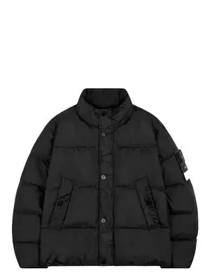 Stone Island Stone Island Long-Sleeved Down Jacket Black