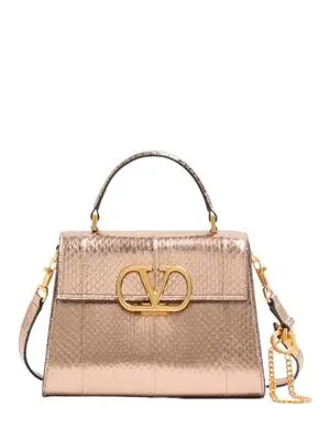 Valentino Garavani Flap Shoulder Bag With Top Handle - Pink