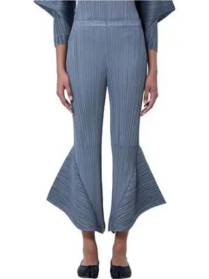 PLEATS PLEASE BY ISSEY MIYAKE Pleats Please By Issey Miyake Skyline Pleated Flared Trousers