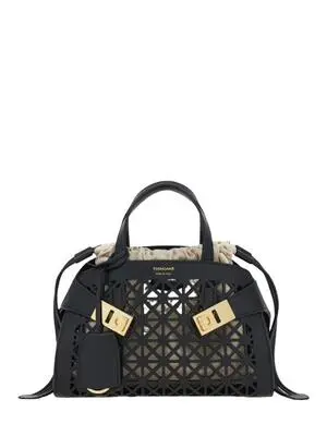 FERRAGAMO Hug Handbag - Black