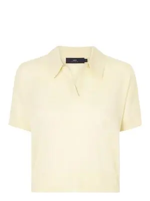 Arch4 Darya Cashmere Polo Shirt - Yellow