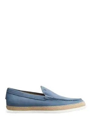 TOD'S Tod's Nuova Pantofola Slip-On Loafers Blue