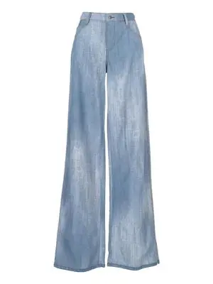 Ermanno Scervino High-rise Wide-leg Jeans - Blue