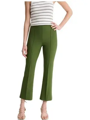 Vince Vince Niki Cropped Flared Pants Grass Green