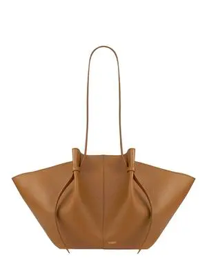 YUZEFI Yuzefi Grained Leather Handbag