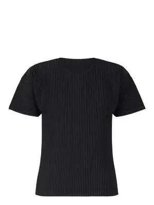 Issey Miyake Short Sleeve T-shirt - Black