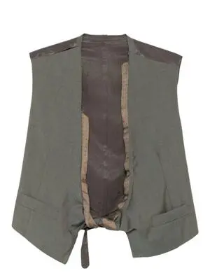 MAGLIANO Lace-up Vest - Gray