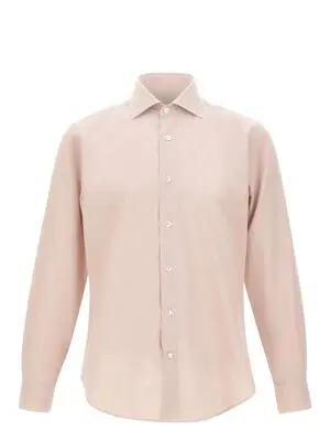 Eleventy Textured Piqué Shirt - Nude
